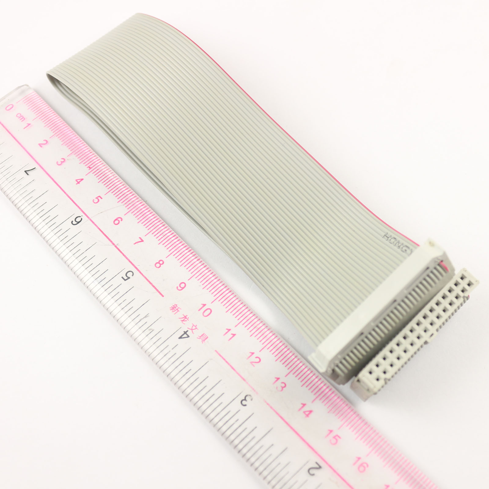 2Pcs 2.54mm Pitch 2x15 Pin 30 Pin 30 Wire IDC Flat Ribbon Cable Length ...