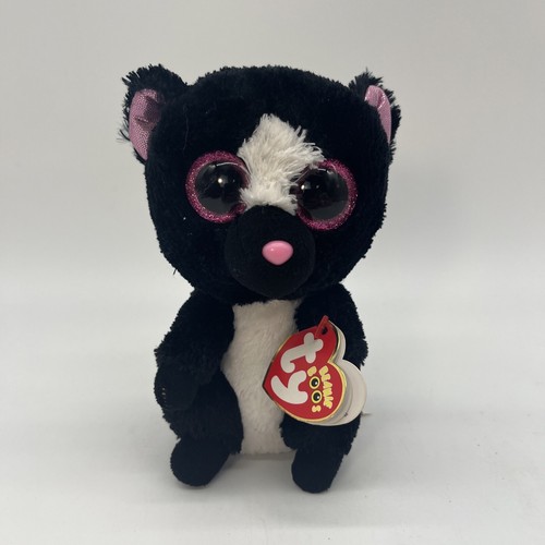 NM* Ty Beanie Boos - FLORA the Skunk (6 Inch) NMWMT - Plush Stuffed ...