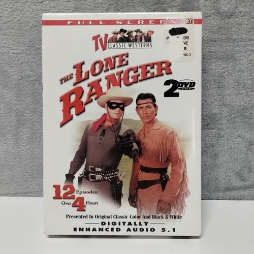 The Lone Ranger - 12 Episodes (DVD, 2004, 2-Disc Set) New/Sealed ...