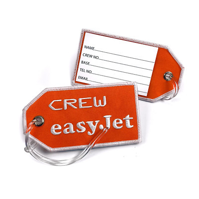 Easyjet Crew Embroidered Tag | eBay