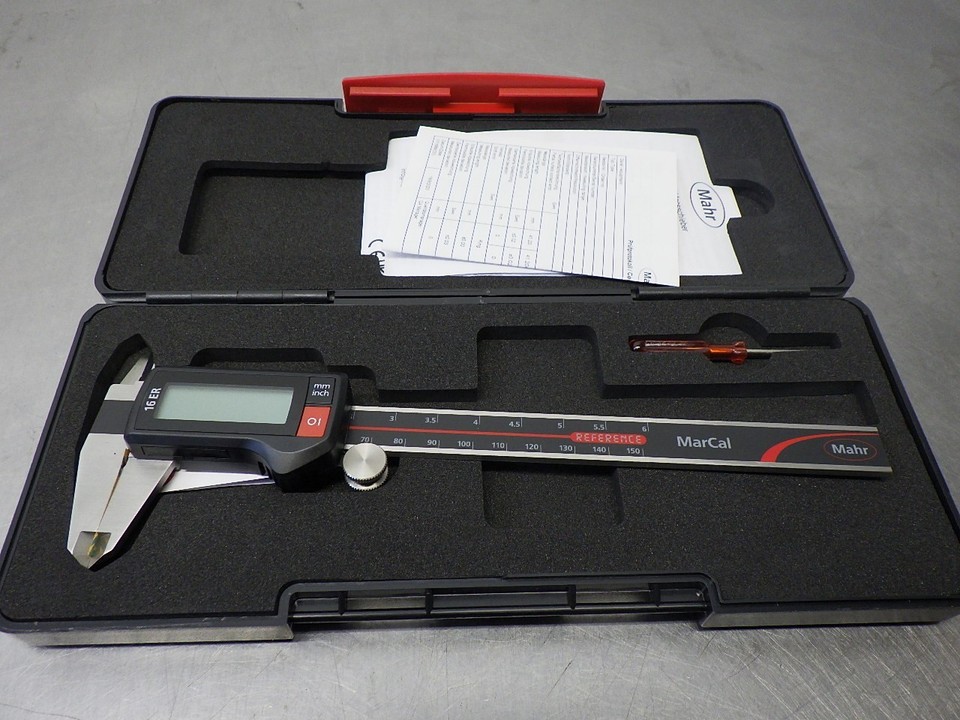 1 NEW! Mahr 6"/.0005" Digital Calipers Type 16ER 4103013 | eBay