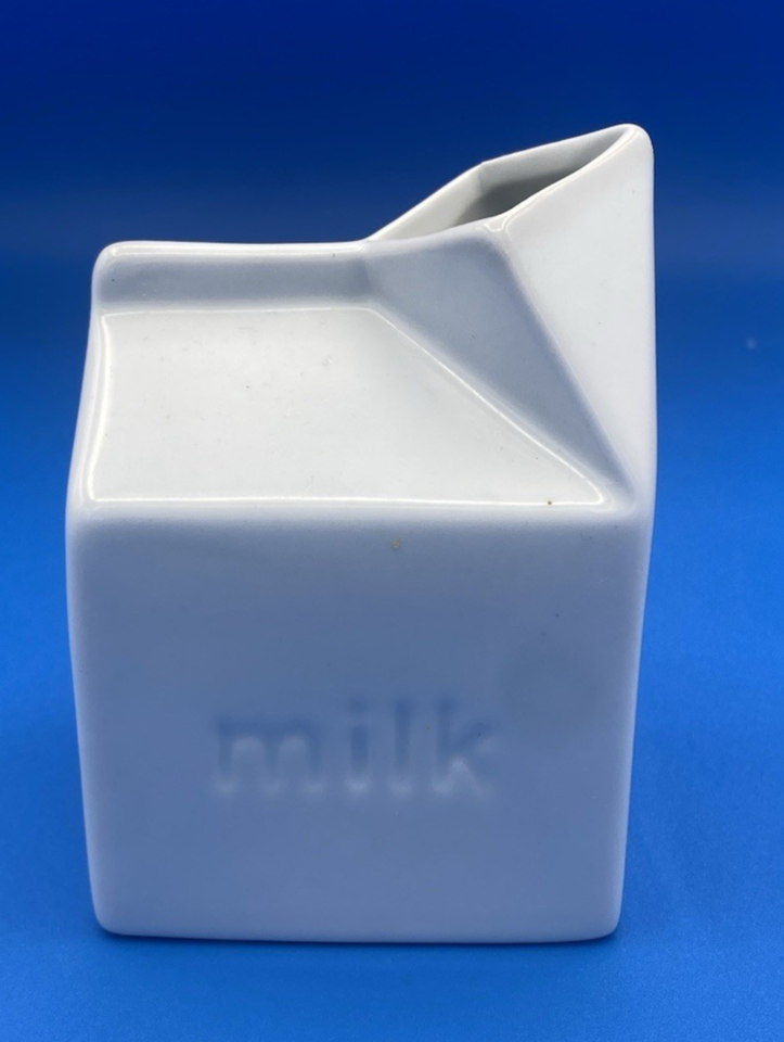 DENMARK Oven to Table CREAM & SUGAR Set Square Carton White Vitrified ...