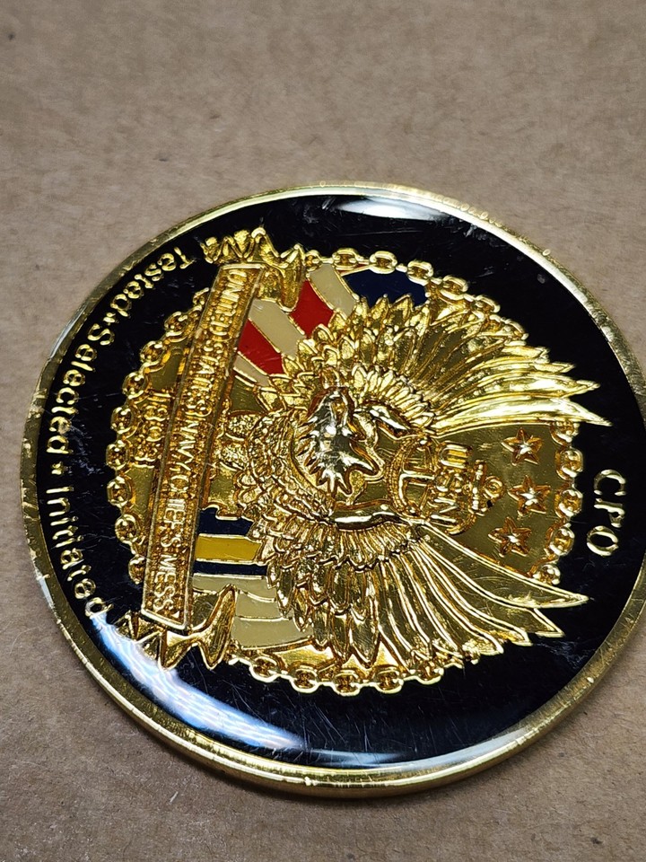 UNITED STATES NAVY BUILDING A BETTER NAVY CHALLENGE COIN CPO CHIEF MESS ...