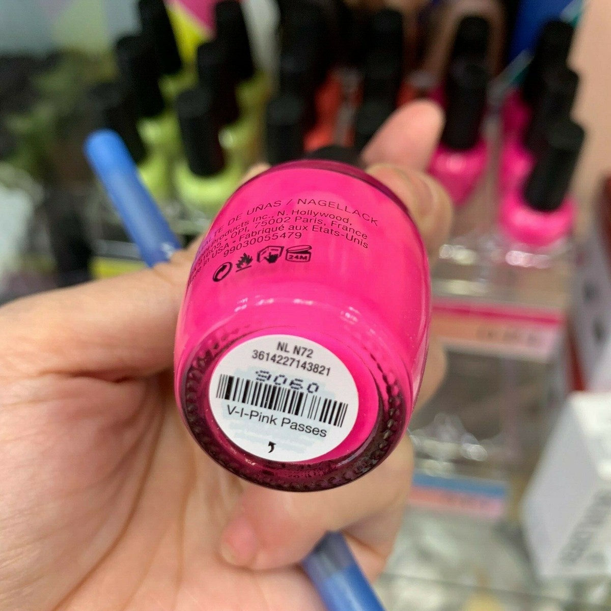Neon Pink Nail Polish Opi