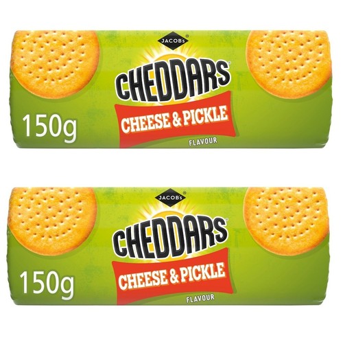 Jacob's Cheddar Käse & Essiggurke Geschmack Knacker Käse Kekse 150g ...