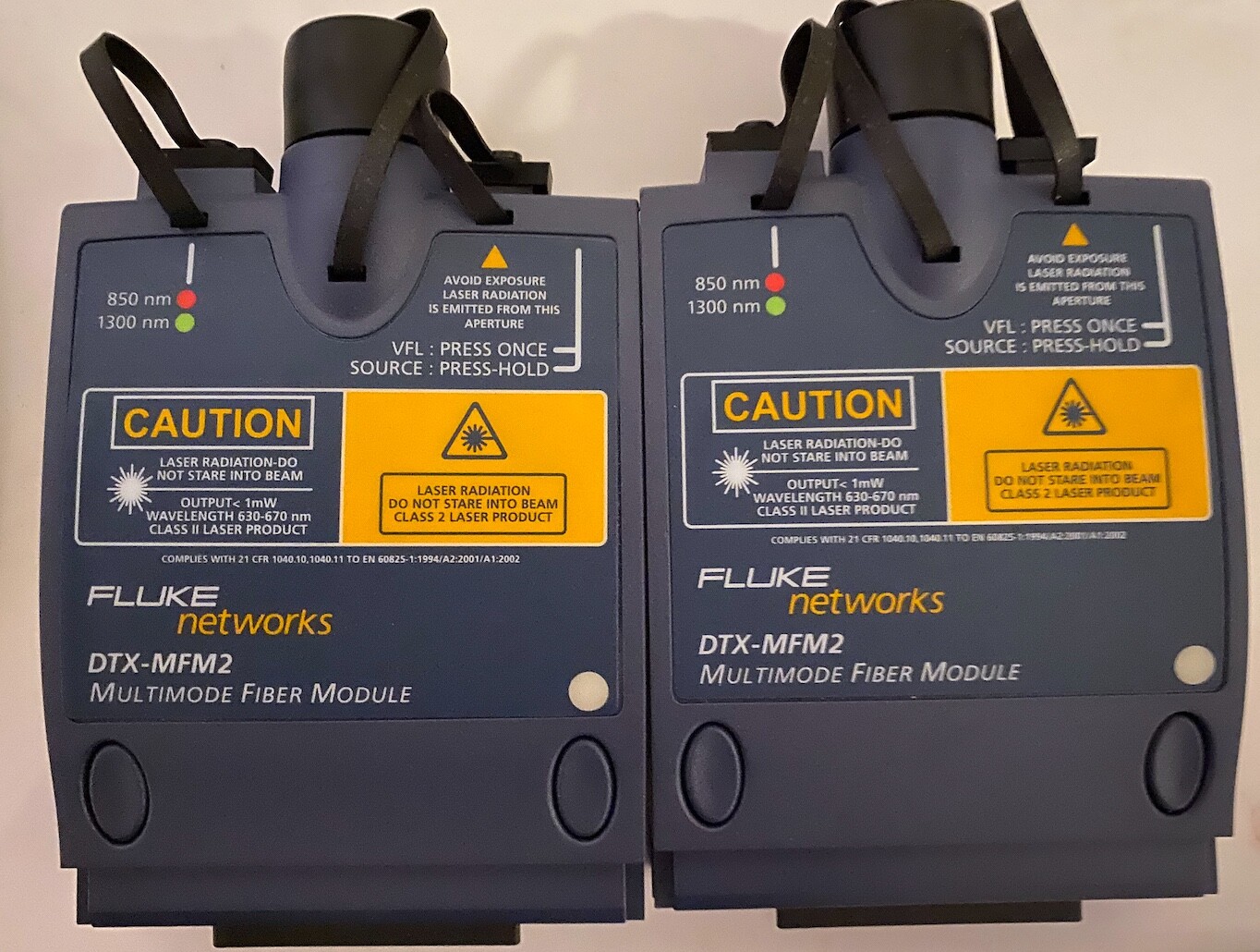 Fluke Networks Two Multimode Fiber Modules (DTXSFM2) 754082041818| eBay