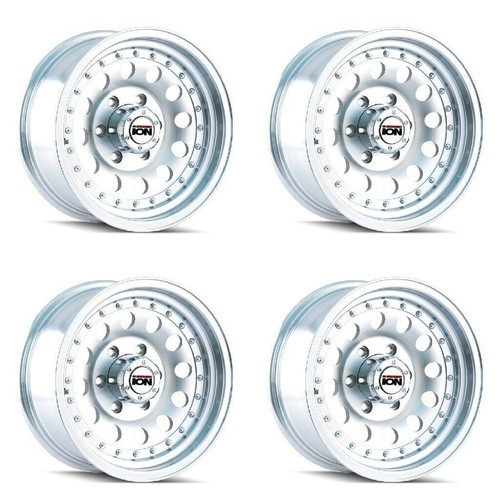 Set 4 16" Ion 71 16x7 Machined 6x5.5 Wheels -8mm Rims Lifted For Chevy ...