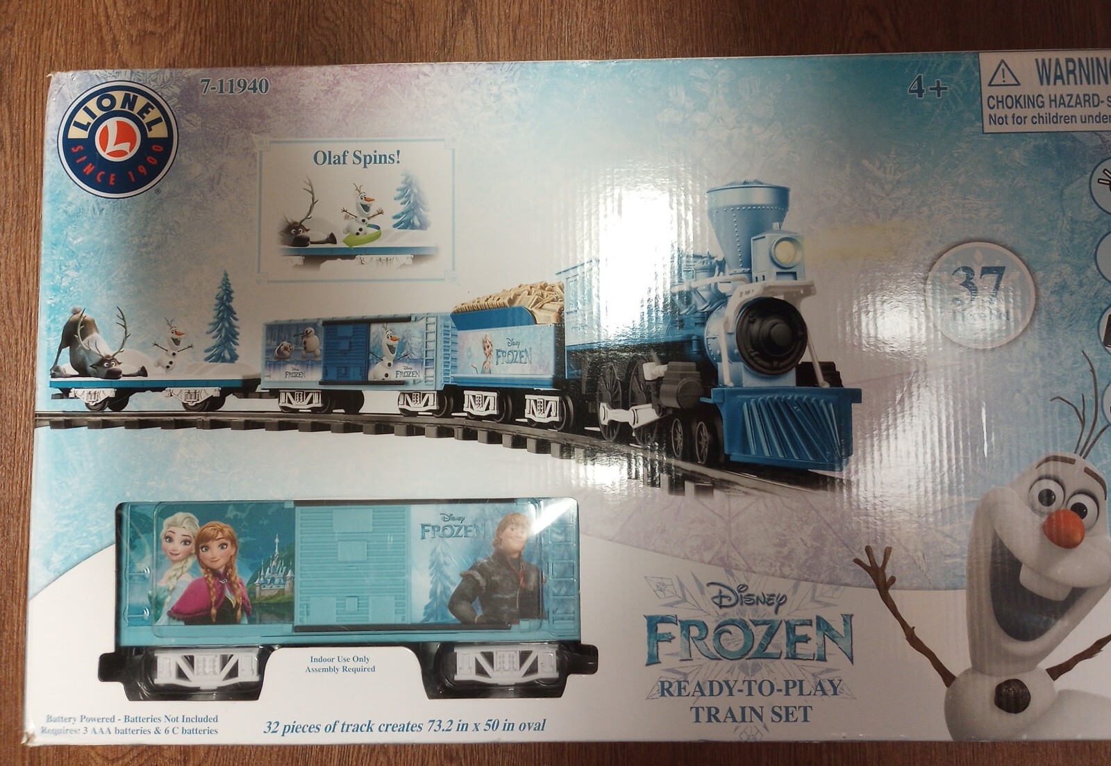LIONEL DISNEY'S FROZEN READY TO PLAY TRAIN SET 7-11940 OPEN BOX | eBay