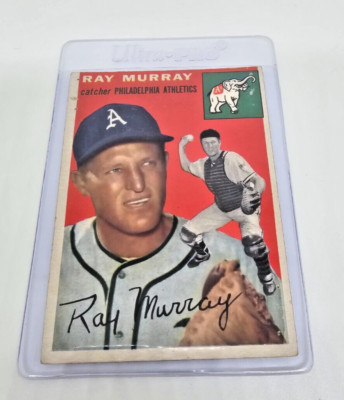 1954 Topps Baseball Card Ray Murray Catcher Philadelphia Phillies VG ...