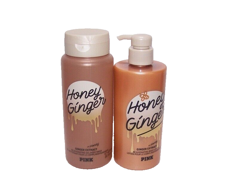 Victoria's Secret PINK Honey Ginger 2 Piece Set - Rejuvenating Lotion ...