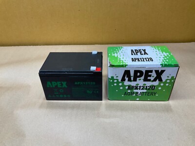 Apex APX12120 Valve Reg Rechargeable Battery F2 (12V12AH/20HR) June ‘19 ...