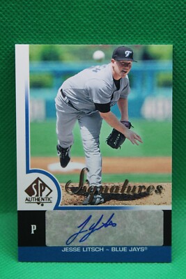 2009 UPPER DECK SPA SIGNATURES JESSE LITSCH AUTO AUTOGRAPH BLUE JAYS | eBay