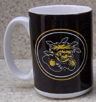 Coffee Mug NCAA Wichita State Shockers NEW 15 ounce cup with gift box ...
