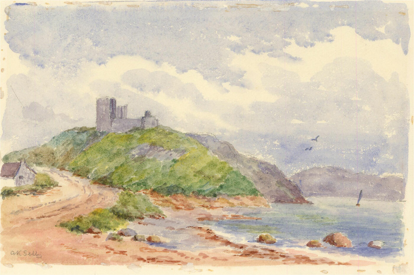 Amy K. Selby (fl.1892-1926) - Signed Early 20th Century Watercolour ...
