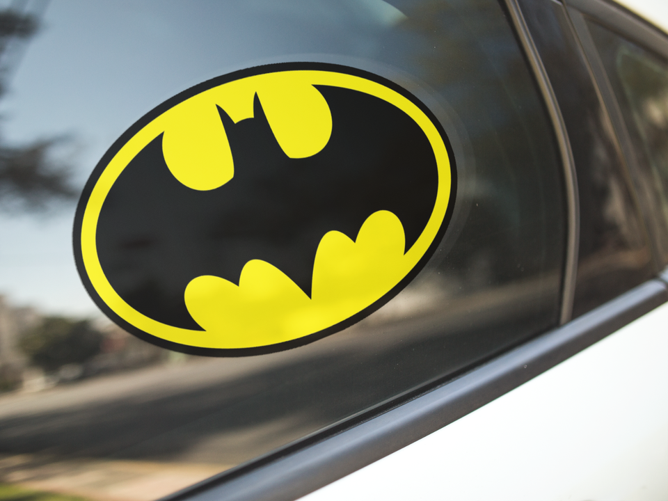 BATMAN LOGO Car Window Decal Comic Dark Knight Sticker | eBay