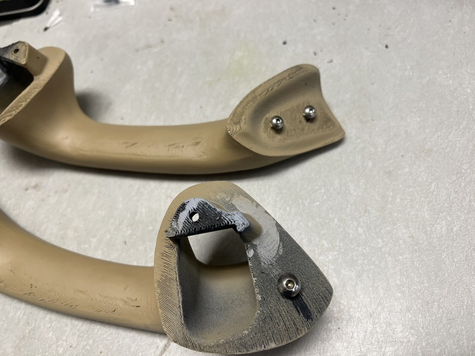 1996-2002 BMW Z3 Interior Door Pull Handle Pair Left and Right Beige ...