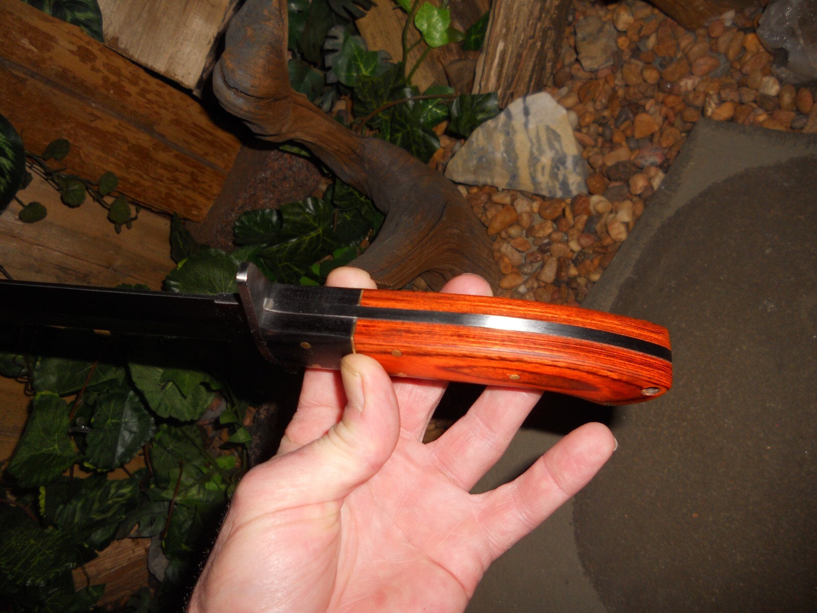 Ridge runner toothpick/Bowie knife/Full tang/Stainless steel/SCRATCH ...