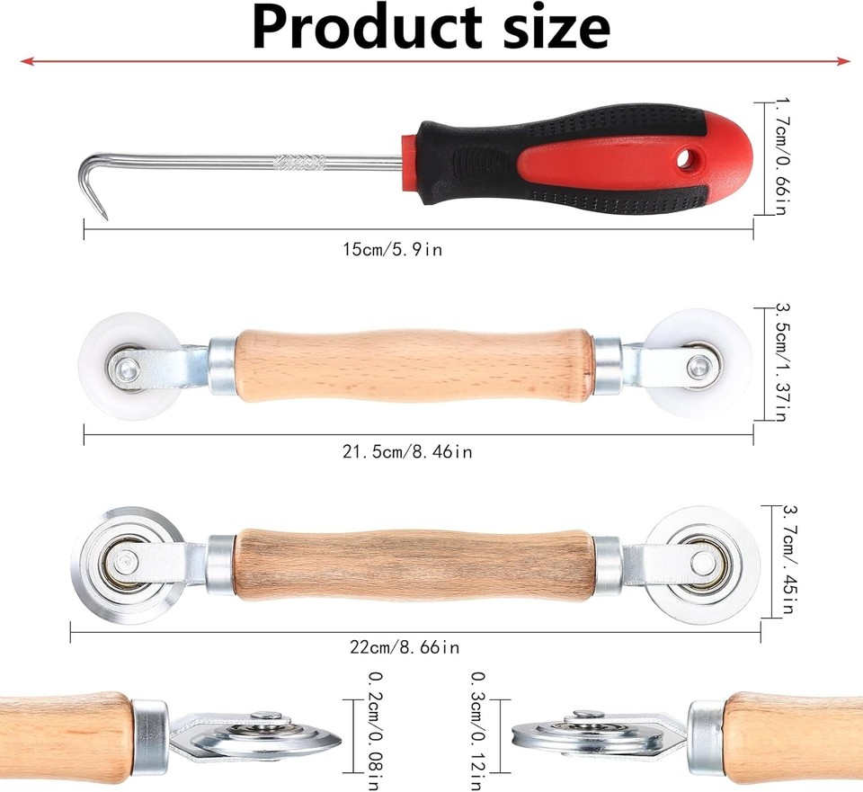 Screen Repair Tool, 3 Pcs Window Rolling Metal/Nylon Window... | eBay