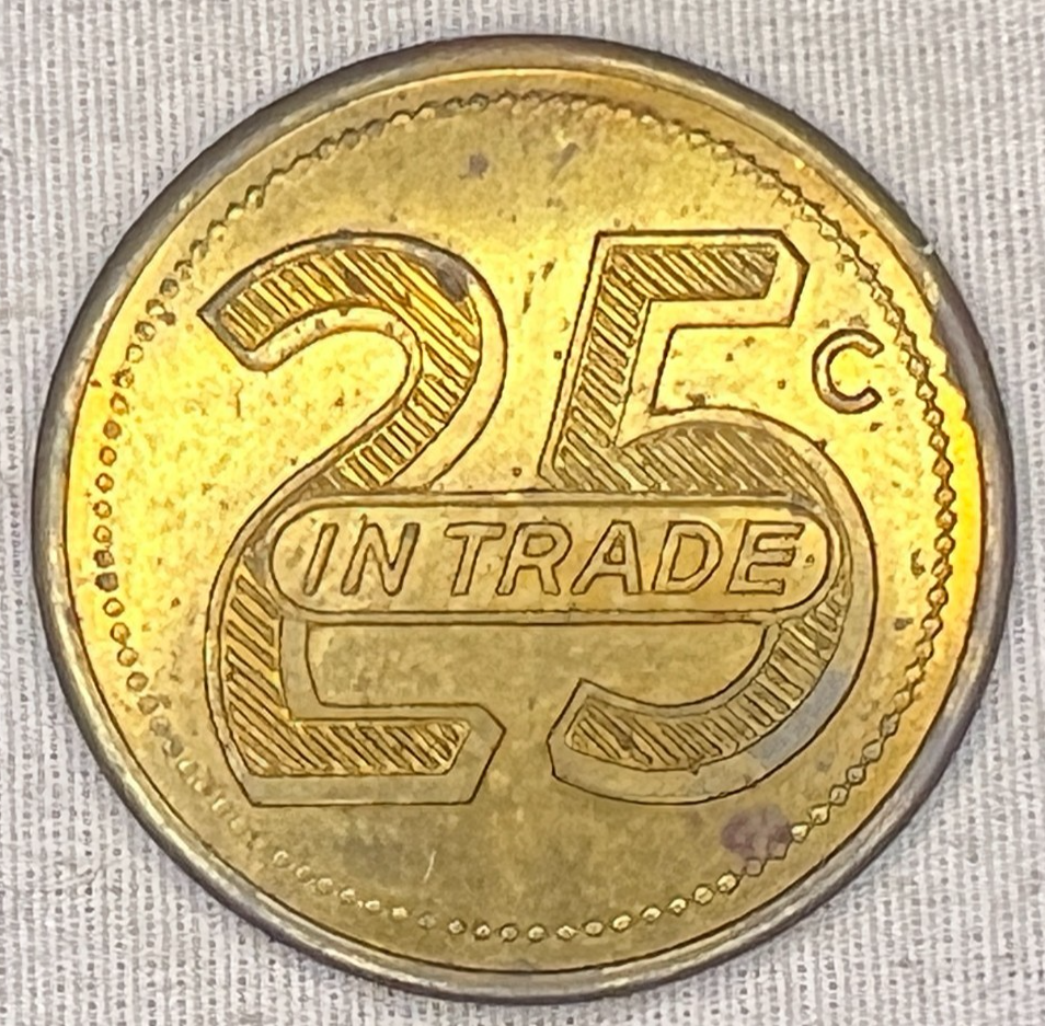 Fort Polk NCO Open Mess 25¢ in Trade Token Brass Louisiana 28mm | eBay