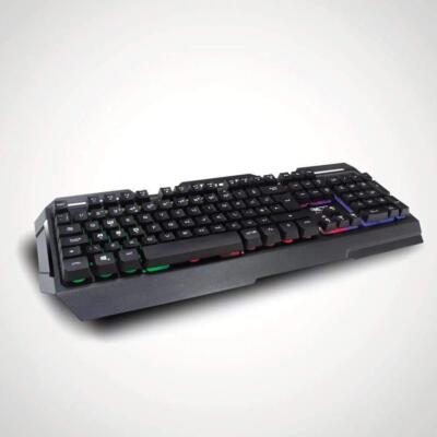 Gaming Keyboard Red 5 Orbit RGB Backlit Ergonomic Design Responsive ...