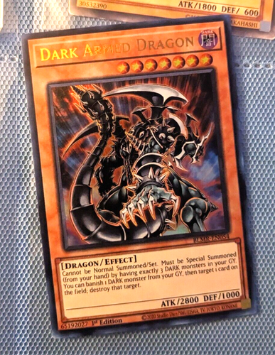 Yugioh Dark Armed Dragon BLMR-EN054 Quarter Century Secret Rare 1st Ed NM | eBay