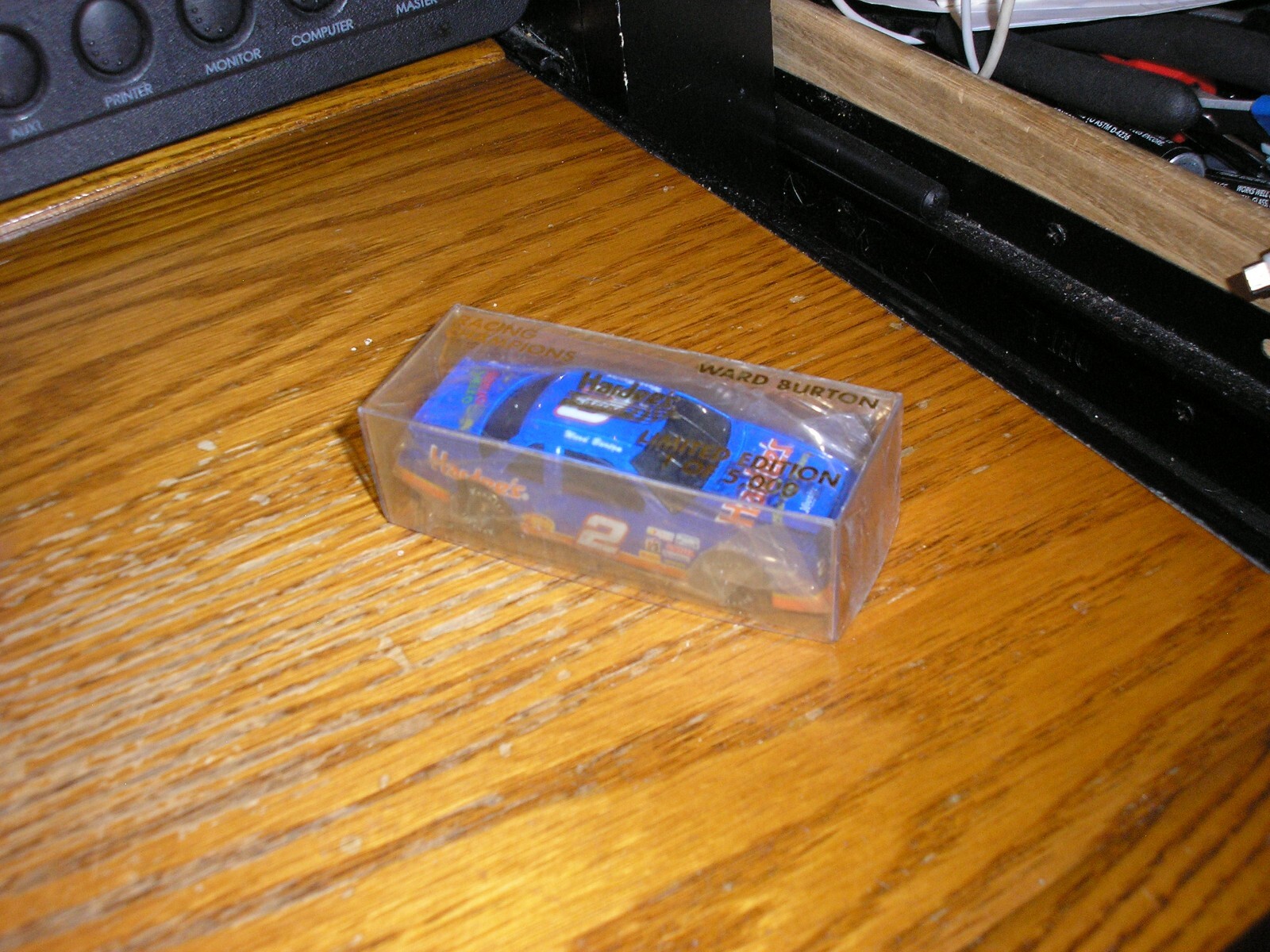 RARE Vintage 1/64 RC Ward Burton Hardee's Hoosier Racing Nascar Free ...