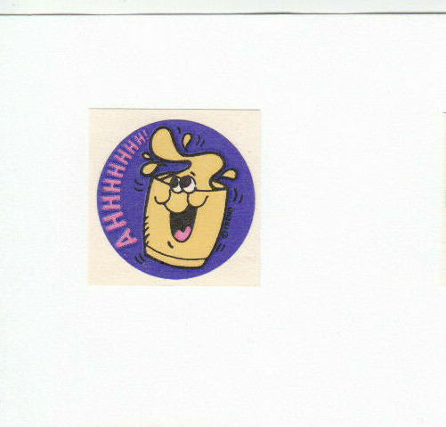 Vtg Scratch & Sniff Stinky Matte Trend Stickers Ham Candy French Fry ...