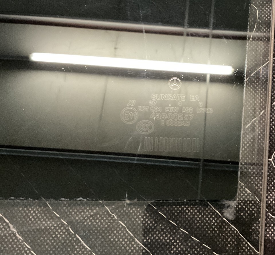 2014 MERCEDES S550 REAR LEFT TINTED WINDOW DOOR GLASS OEM | eBay