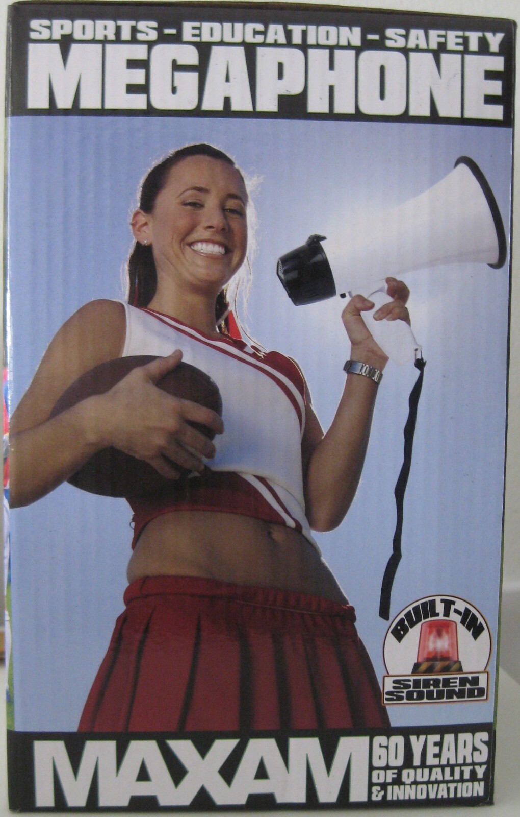 MAXAM PORTABLE MEGAPHONE SPEAKER WITH BUILT-IN SIREN SOUND BRAND NEW IN BOX BNIB | eBay