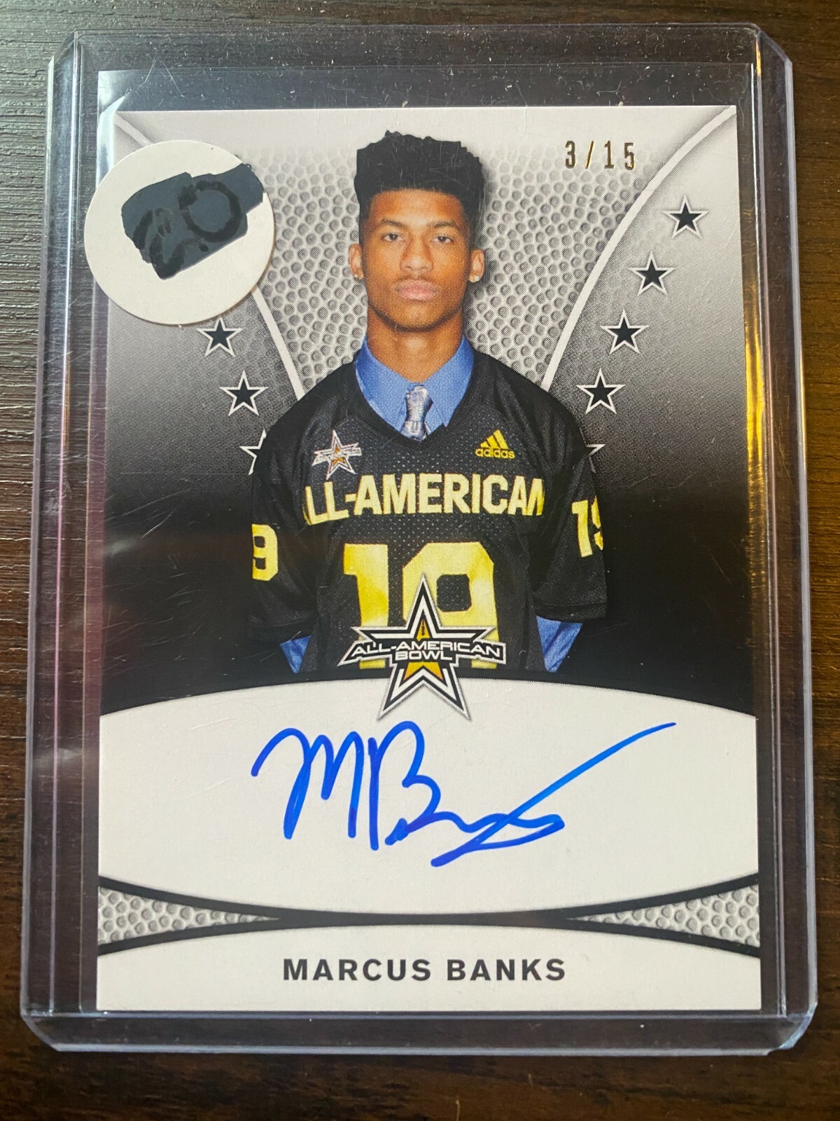 A76,385- 2019 Leaf Army All-American Bowl Tour Auto Black #TAMB2 Marcus ...