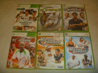 Tennis Games (Microsoft Xbox 360) Tested Works + Case Pick & Choose | eBay