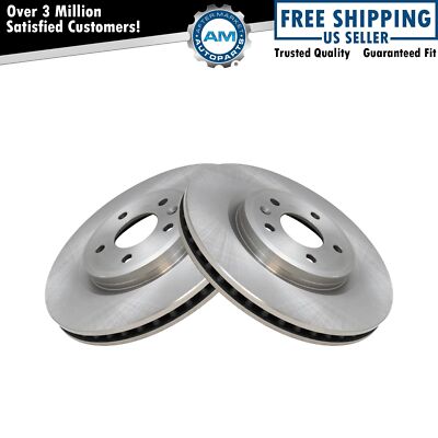 Front Brake Rotors Pair Set of 2 for Ford Taurus Flex Explorer MKS MKT ...