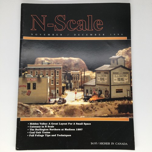 N-Scale Magazine NOV DEC 1996 Hidden Valley Layout Catenary Fall ...