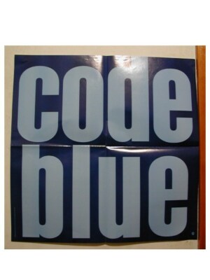 Code Bleu Promo Affiche Vintage | eBay