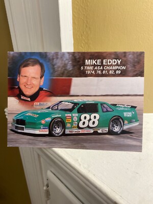 Mike Eddy Vintage NASCAR Hero Card | eBay