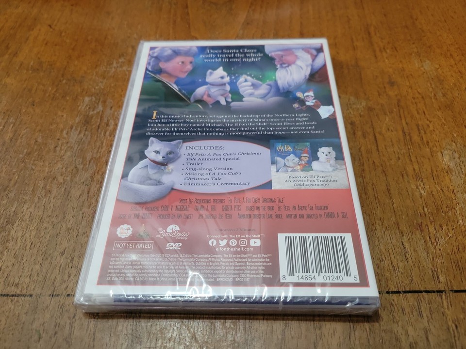 ELF PETS FOX CUBS CHRISTMAS TALE (THE ELF ON THE SHELF) SEALED DVD | eBay