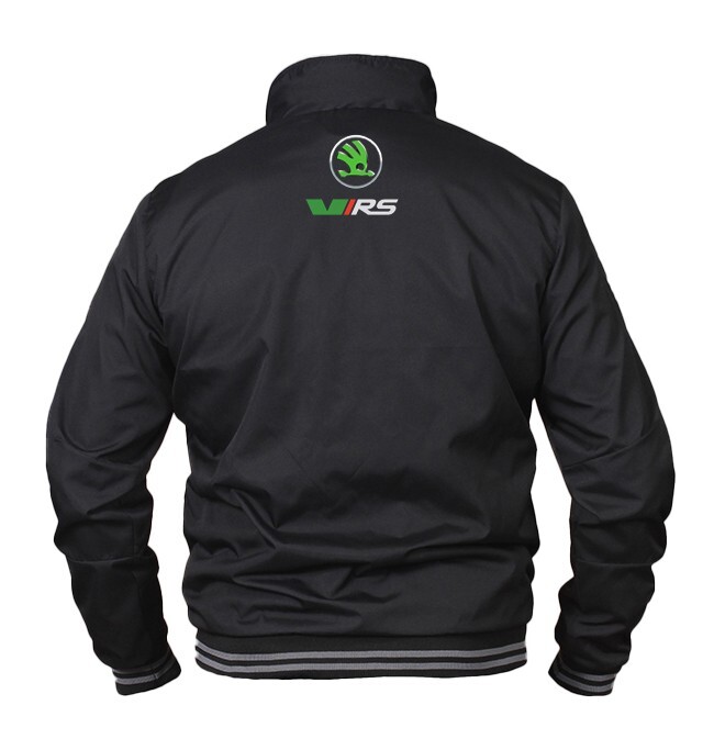 New Skoda vRS Sport Bomber Jacket for auto motor fan, embroidered ...