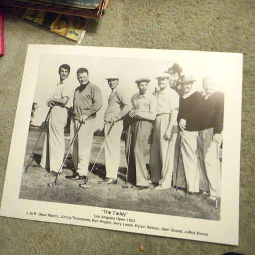 Dean Martin Jerry Lewis Ben Hogan Sam Snead The Caddy Los Angeles Open ...