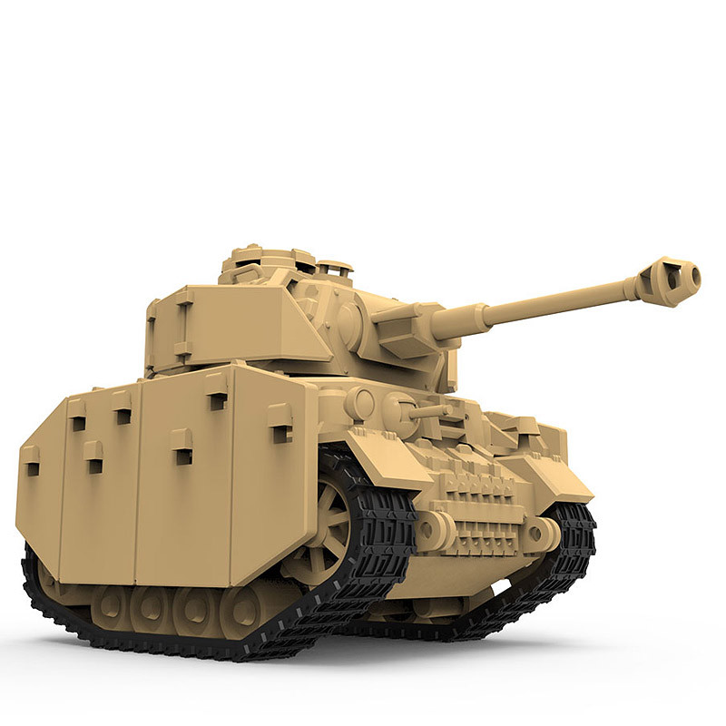 Meng WWT-013 WWT German Medium Tank Panzer IV Q Edition Plastic Model ...