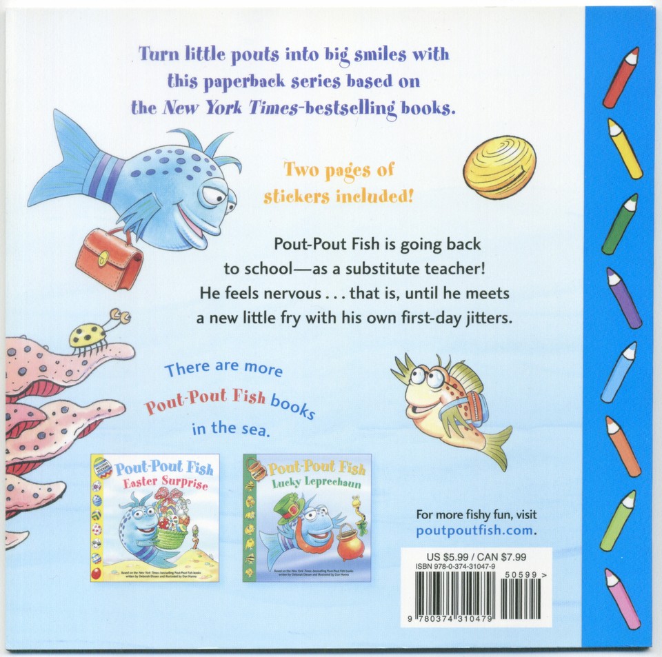 POUT-POUT FISH BACK TO SCHOOL Deborah Diesen 9780374310479| eBay