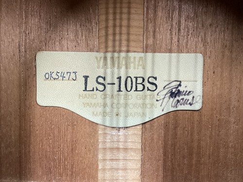 YAMAHA LS-10/BS Acoustic Guitar Used Good Condition Free shipping from ...