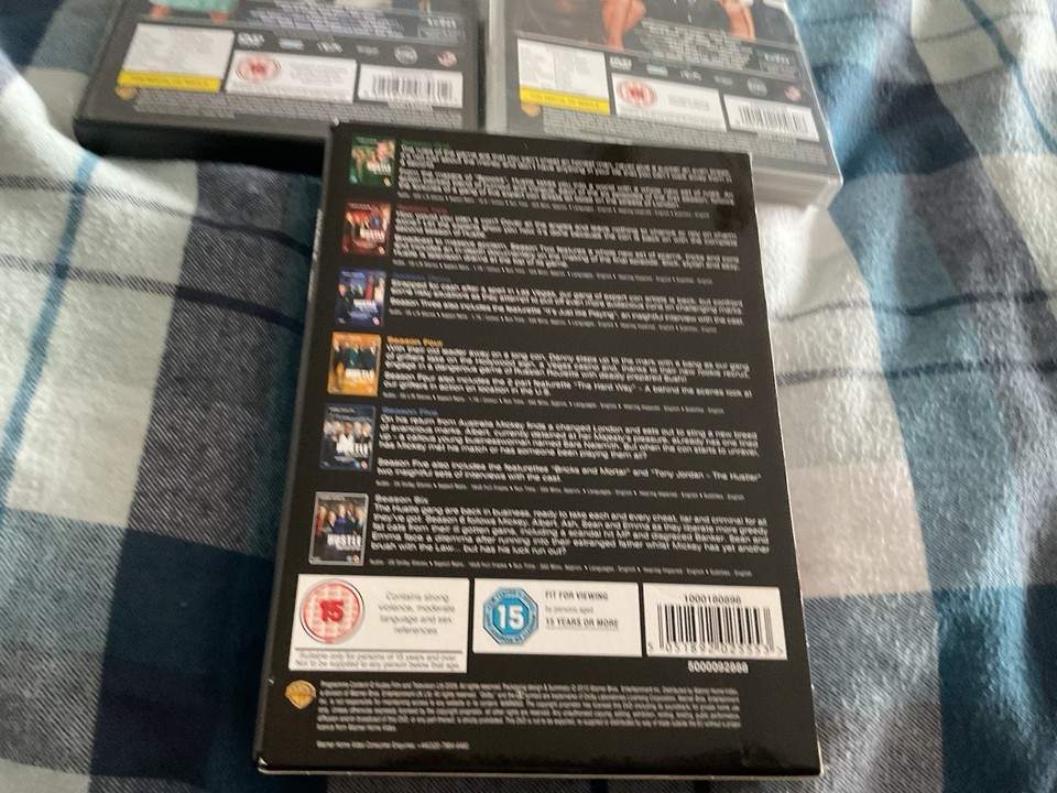 HUSTLE SERIES 1 - 8 DVD BOXSETS ADRIAN LESTER ROBERT VAUGHN MARC WARREN ...