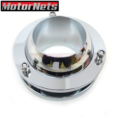 Chrome Billet Aluminum Steering Column Floor Swivel Mount 2" SBC BBC ...