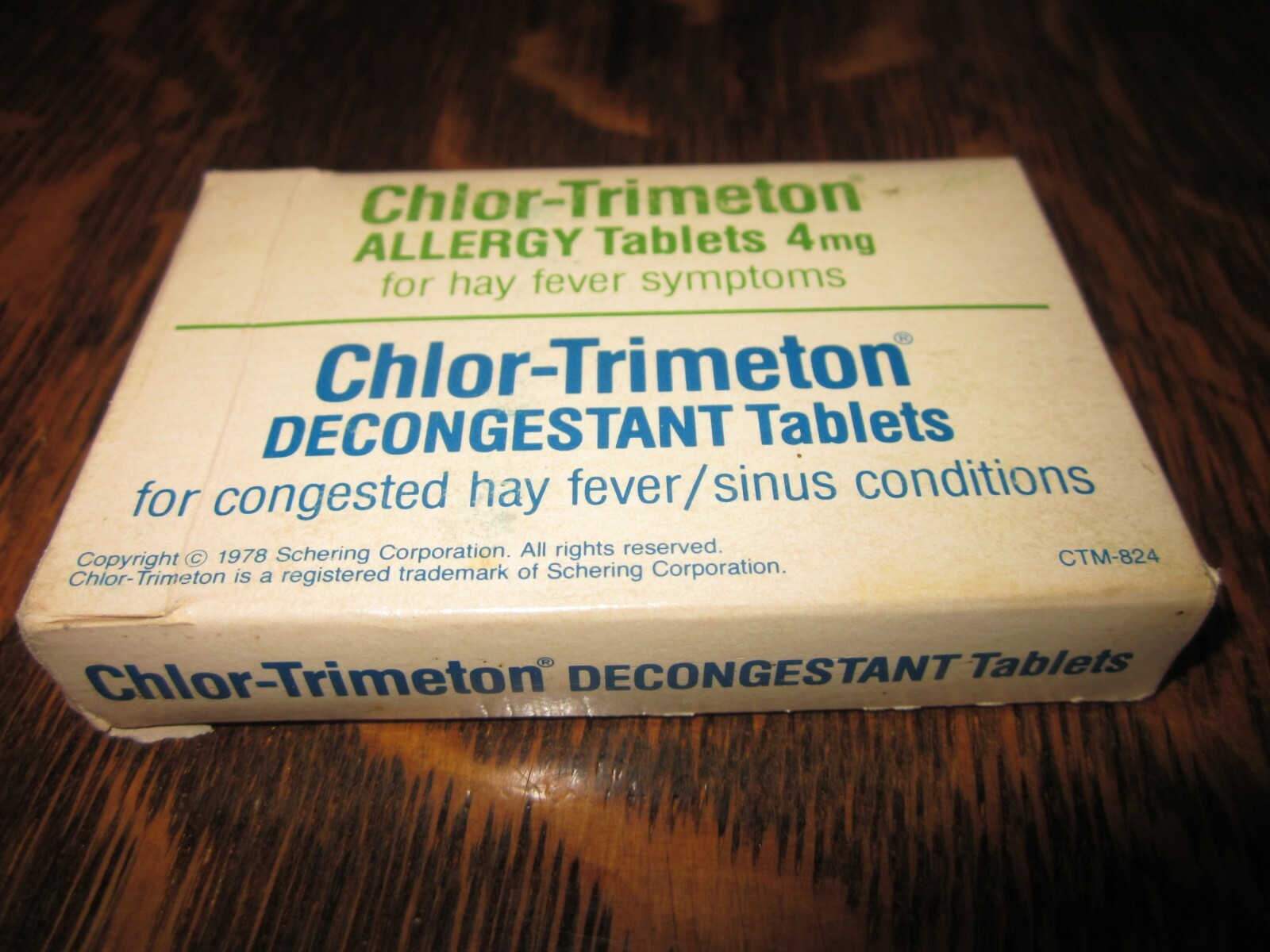 Vintage Chlor-Trimeton Allergy Tablet deck of playing cards | eBay
