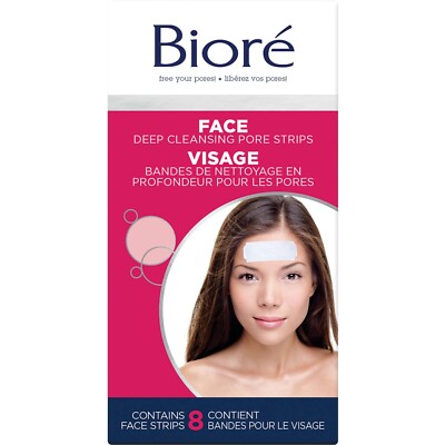 Biore Deep Cleansing Pore Strips for the Face All Skin Types Healthy ...
