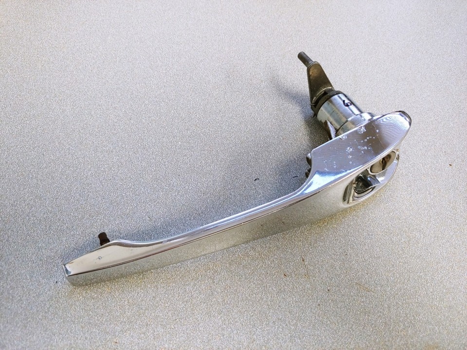 USED ORIGINAL PORSCHE 911 912 CHROME DRIVERS DOOR HANDLE NO KEY 1968-69 ...