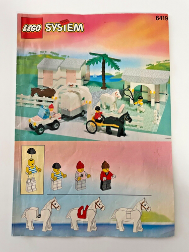 6419 LEGO System ROLLING ACRES RANCH (RARE 1992 Instruction Booklet ...