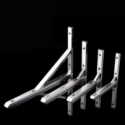 Heavy Duty Corner Bracket Shelf Braces Right Angle Support Wall Mounted ...