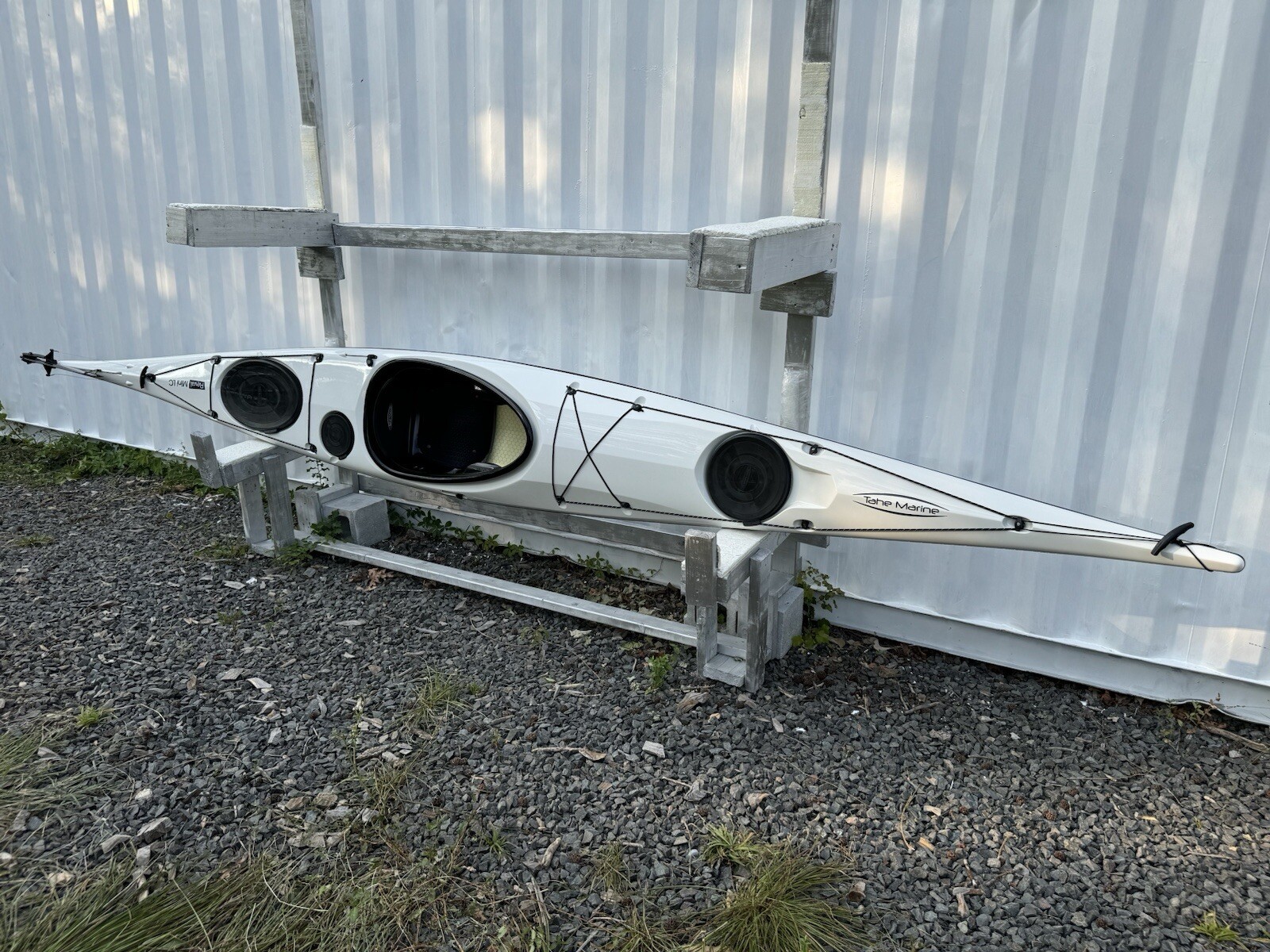 16’1" Zegul REVAL MINI LC A-Core 100% FIBERGLASS SEA KAYAK - WHITE ...