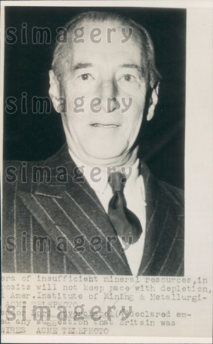 1947 Lord Inverchapel Sir Archibald Clark Kerr of England Press Photo ...